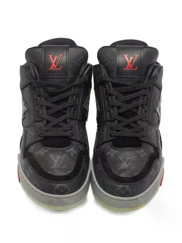 LOUIS VUITTON Logo Monogram Eclipse Low-top Sneakers