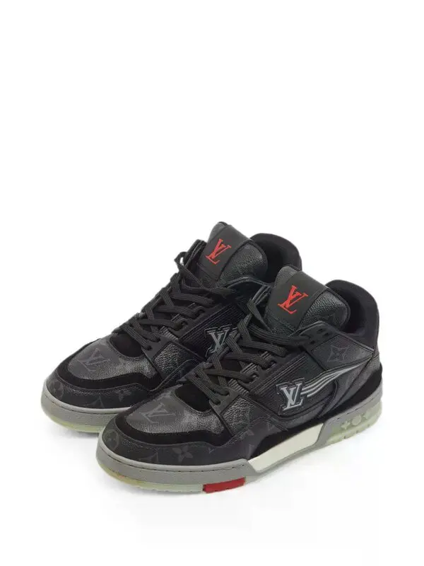 LOUIS VUITTON Logo Monogram Eclipse Low-top Sneakers