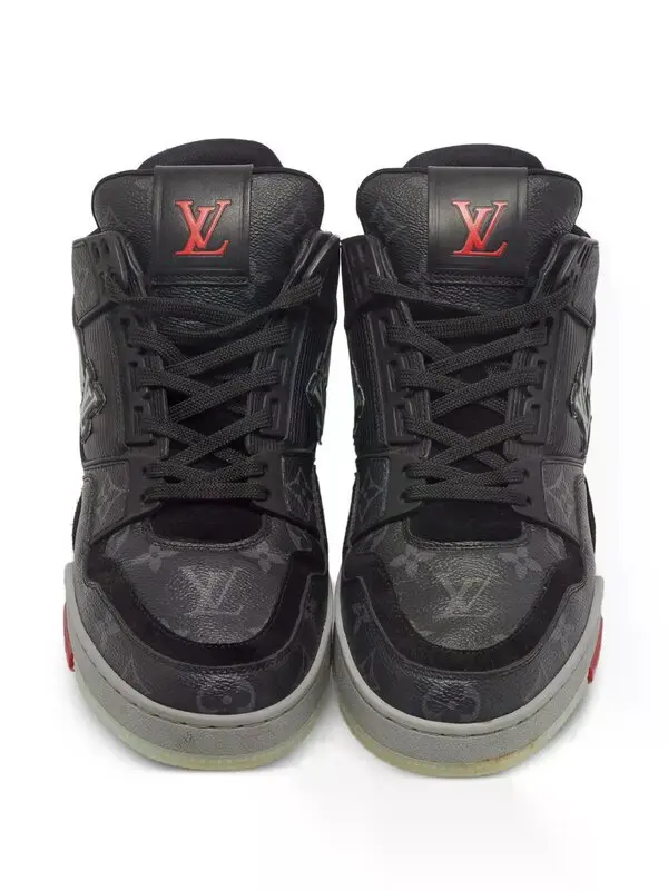 LOUIS VUITTON Logo Monogram Eclipse Low-top Sneakers
