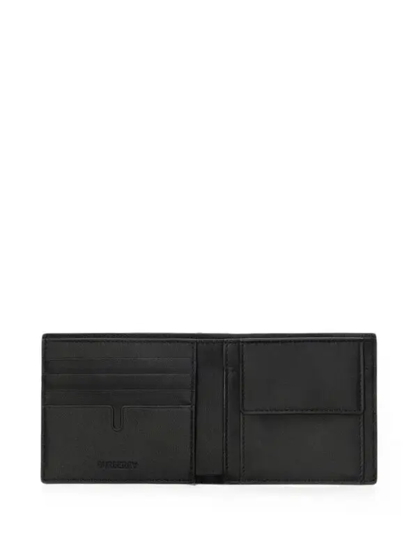 Burberry City Check Bifold Coin Wallet