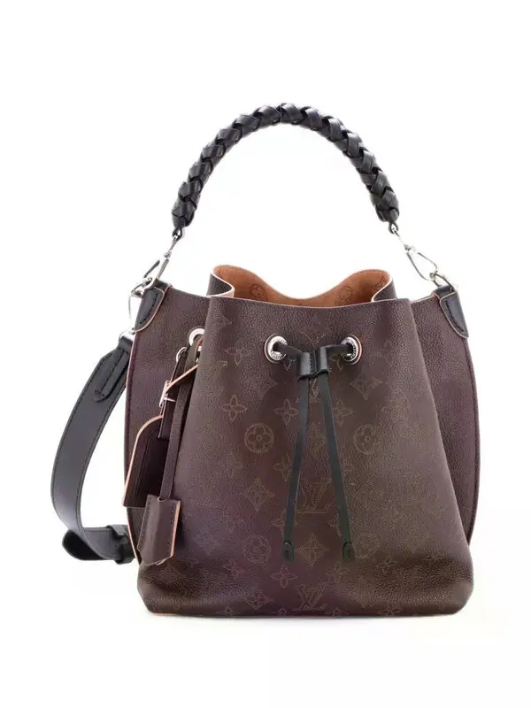 LOUIS VUITTON Muria Mahina Leather Bucket Bag