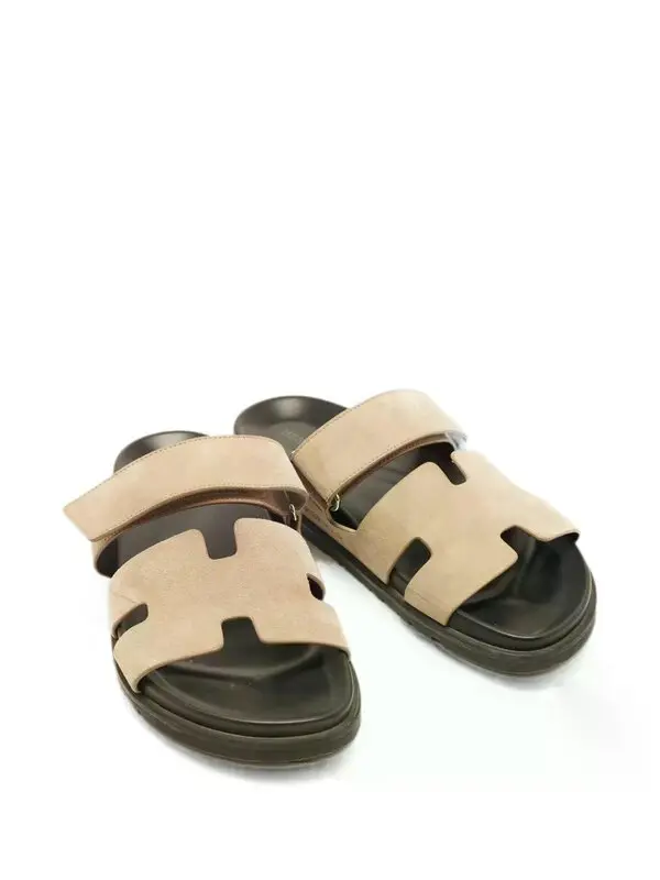 Hermès Chypre Suede Sandals