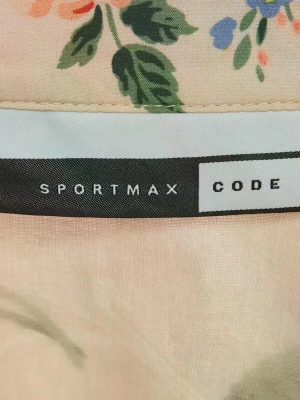 Sportmax Floral-print Poplin Shirt