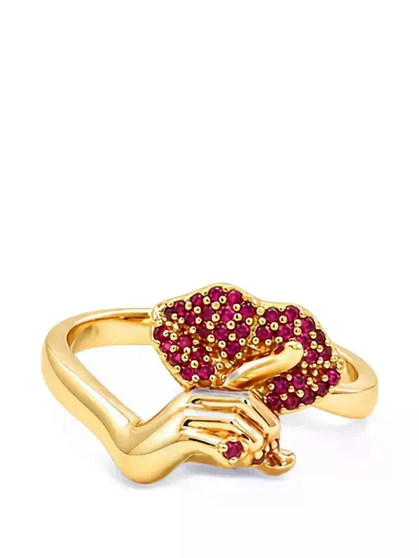 DI VOLPE Bellissimo Ruby-embellished Ring