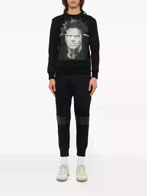 Neil Barrett Marcus Graphic-print Zip-detail Sweater