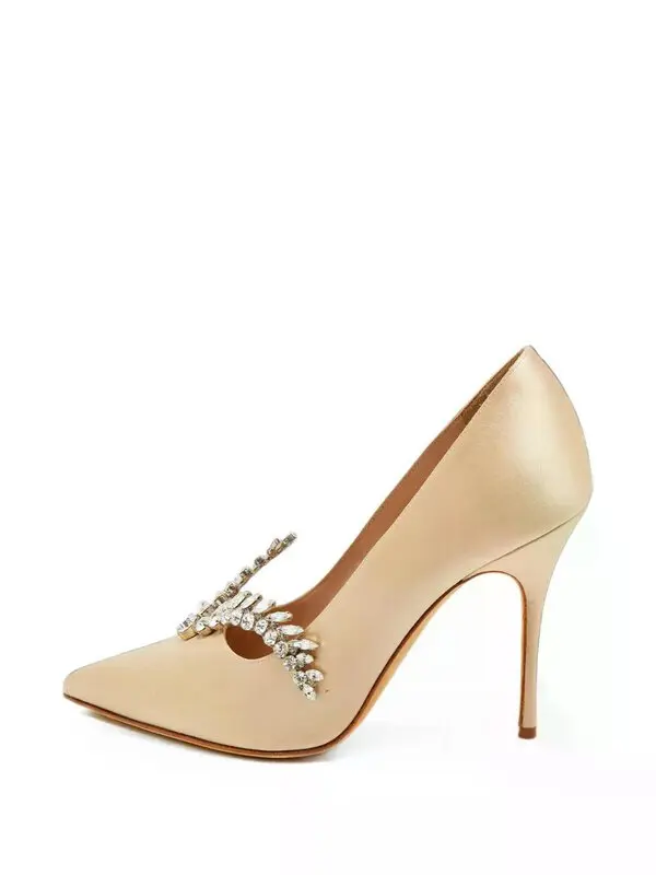 Manolo Blahnik Nadira Crystal-embellished Pumps