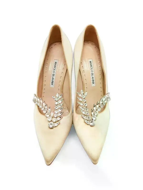 Manolo Blahnik Nadira Crystal-embellished Pumps