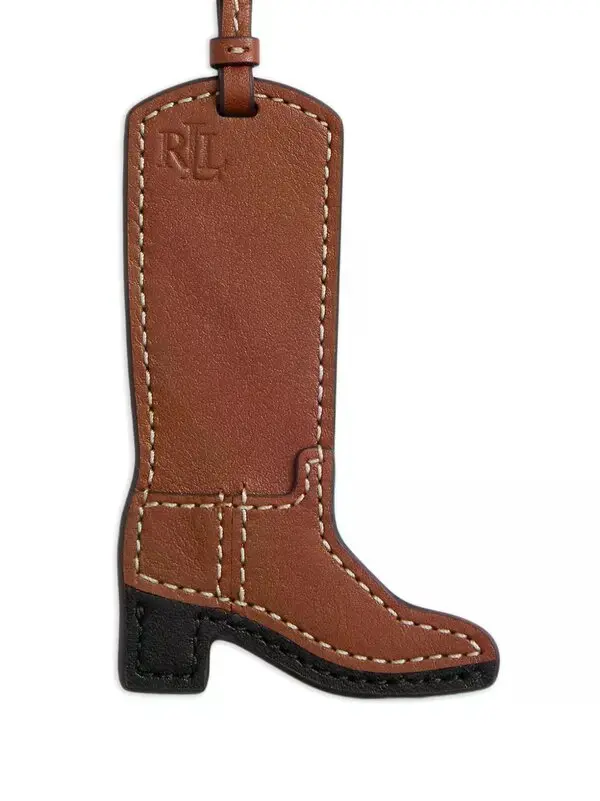 Ralph Lauren Leather Boot Charm - Brown
