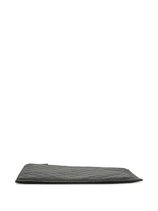 Gucci Embossed Leather Clutch Bag