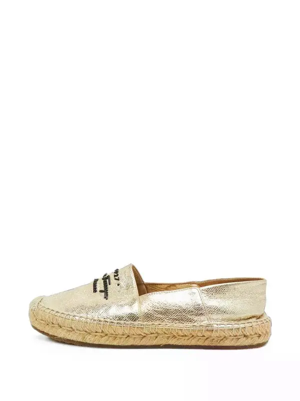 FERRAGAMO Susana Logo-embroidered Flat Espadrilles