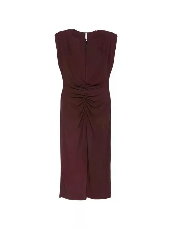 Imperial Ruched Keyhole Detail Dress