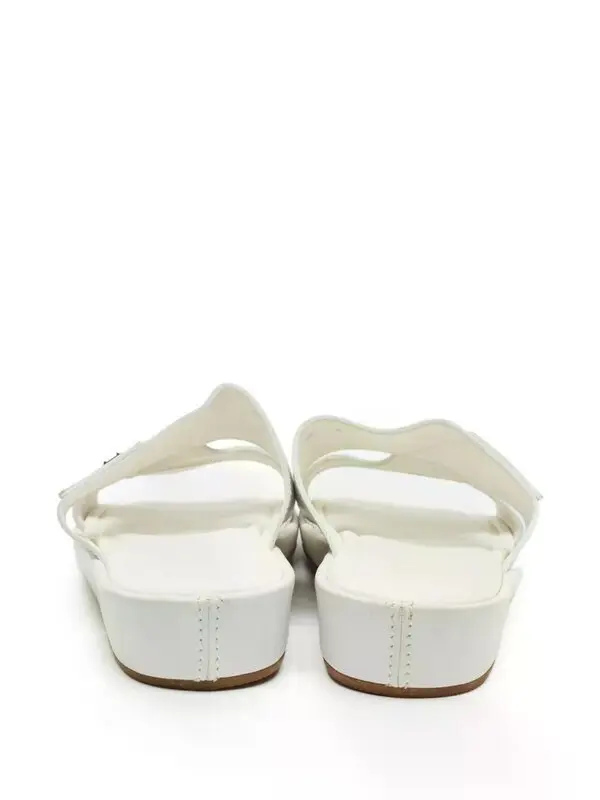 Dolce & Gabbana Masaccio Plaque Slide Sandals