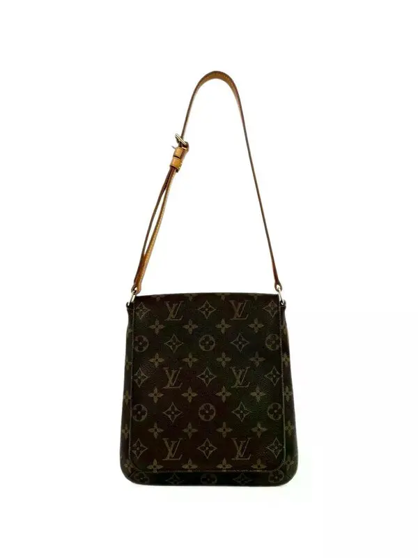 LOUIS VUITTON 1999 Monogram Musette Salsa Pm Long Strap Crossbody Bag - Brown
