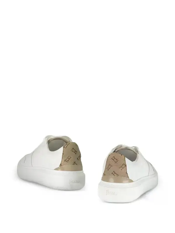 Herno Monogram-detail Lace-up Sneakers