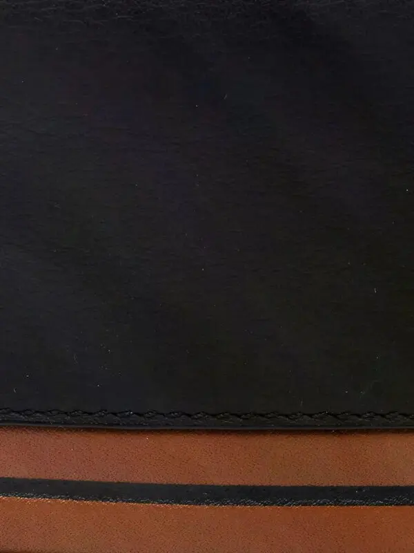 Ermenegildo Zegna Contrast-stripe Leather Card Case