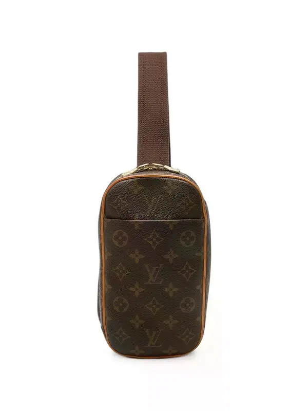 LOUIS VUITTON 2001 Monogram Pochette Gange Crossbody Bag