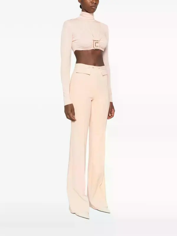 Elisabetta Franchi Cut-out Logo-plaque Bodysuit