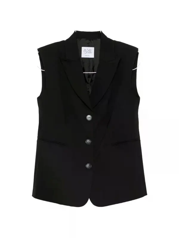 LE SULLY STUDIO Sleeveless Single-breasted Gilet