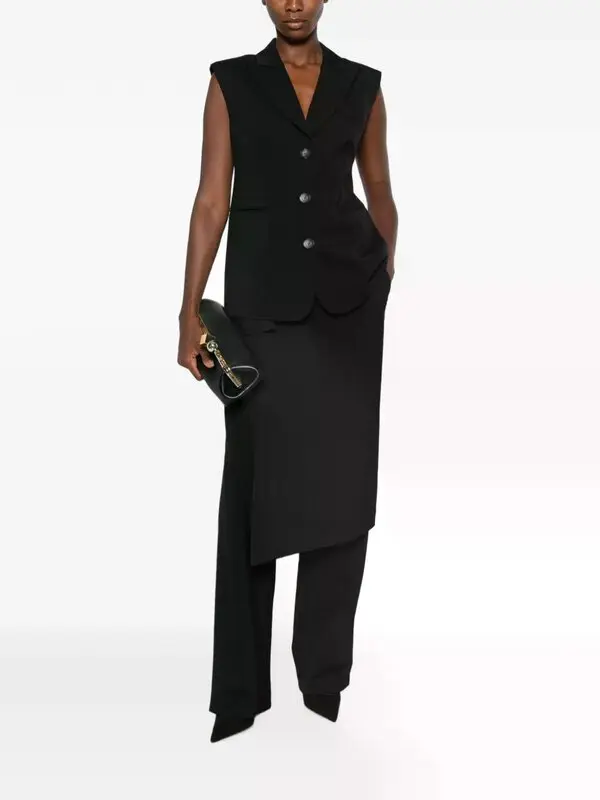 LE SULLY STUDIO Sleeveless Single-breasted Gilet
