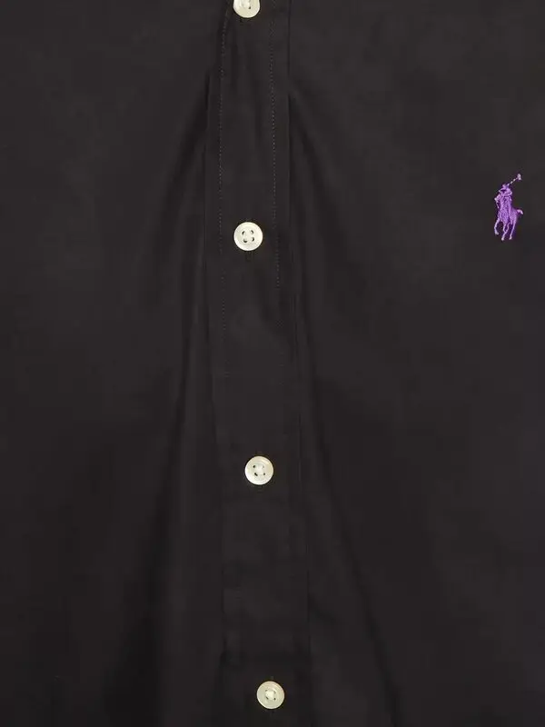 Polo Ralph Lauren Embroidered-logo Poplin Shirt