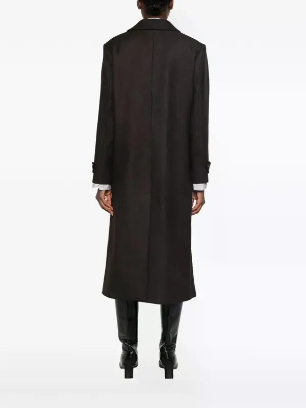 LE SULLY STUDIO Double-breasted Peak-lapel Coat