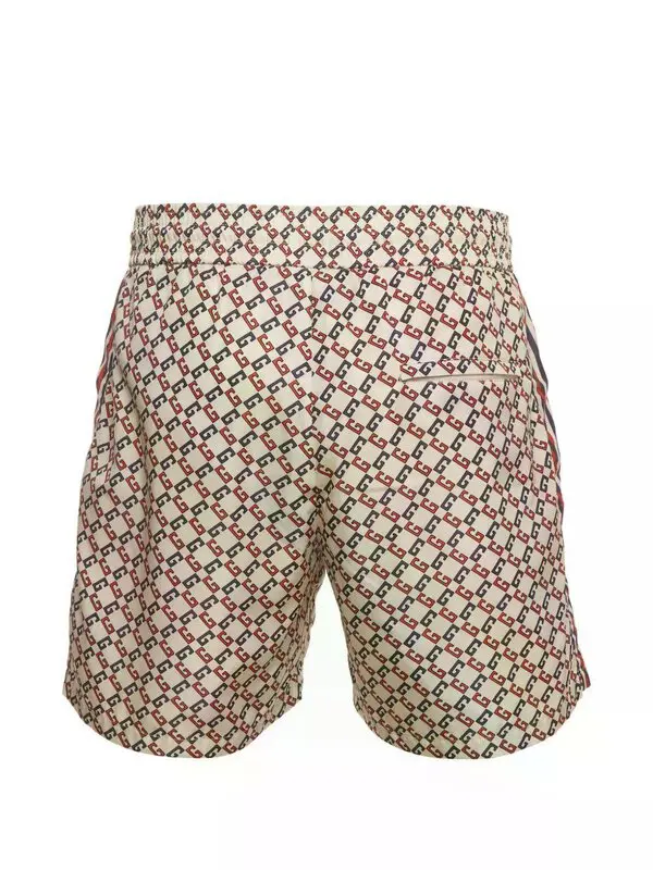 Gucci Geometric G Print Swim Shorts