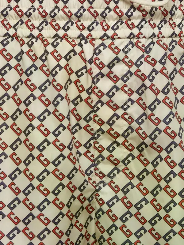Gucci Geometric G Print Swim Shorts