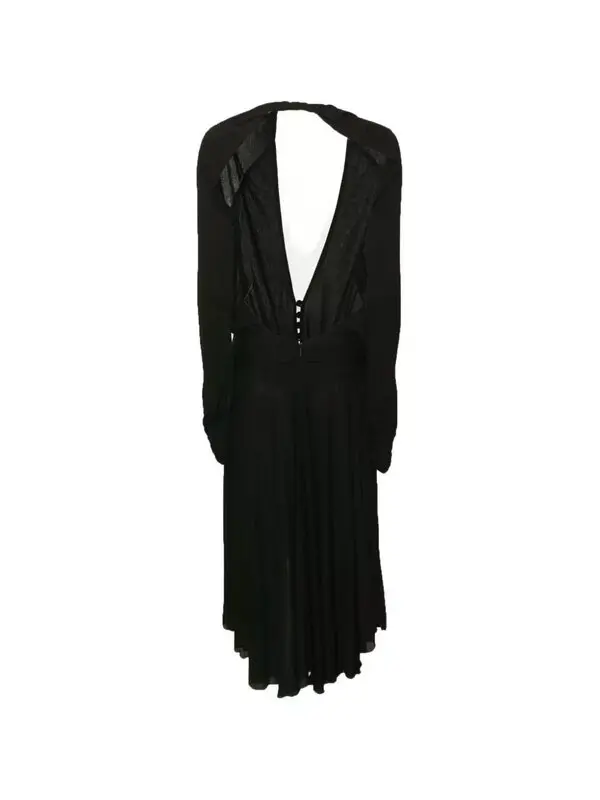 Roberto Cavalli Jersey Draped Midi Dress