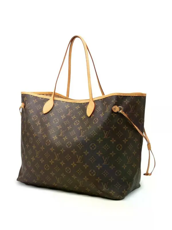 LOUIS VUITTON 2007 Monogram Neverfull Gm Tote Bag - Brown