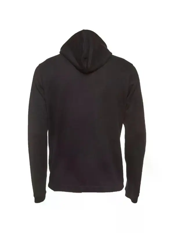 LOUIS VUITTON Logo Patch Zip-up Hoodie