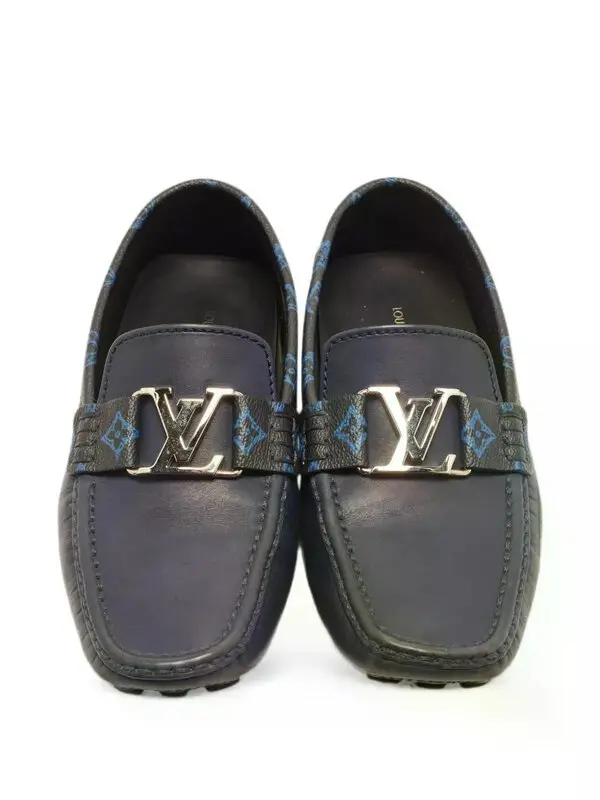 LOUIS VUITTON Monte Carlo Logo Loafers