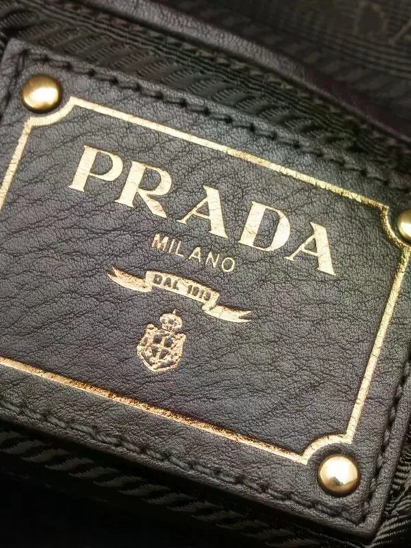 Prada 2000-2026 Tessuto Canapa Logo Satchel