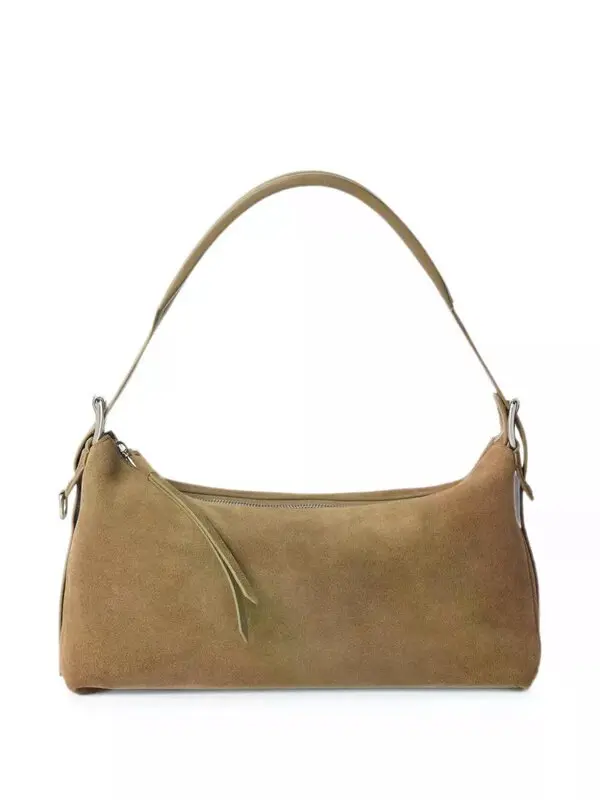 LEMAIRE Belted Baguette Bag In Suede Leather