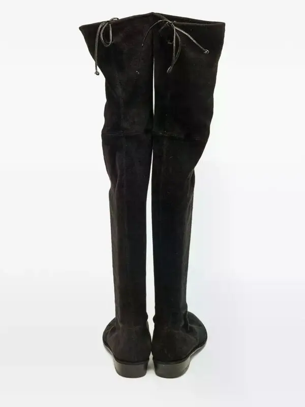 STUART WEITZMAN Suede Over-the-knee Boots - Black