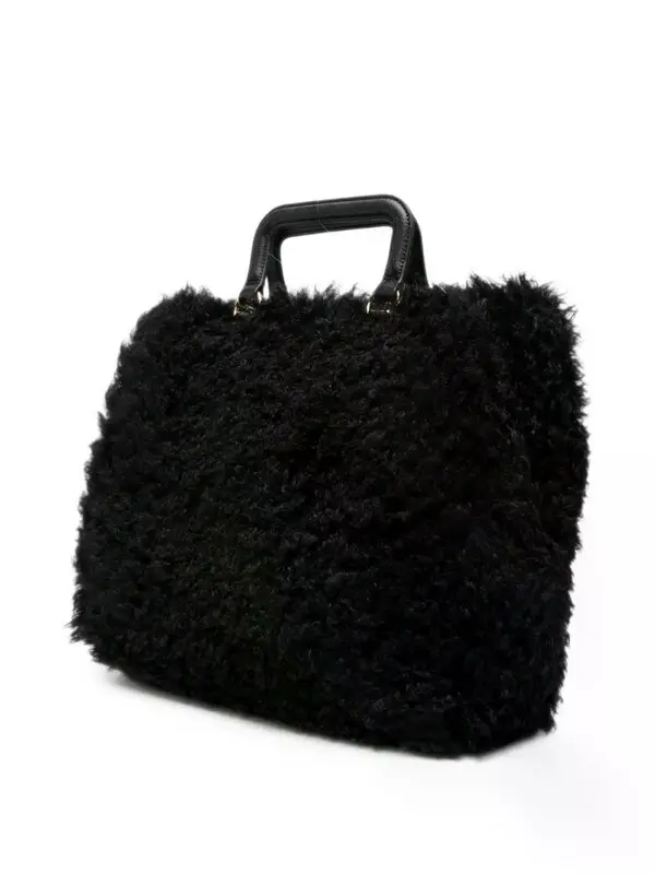 LA MILANESA Amal Faux-fur Clutch Bag