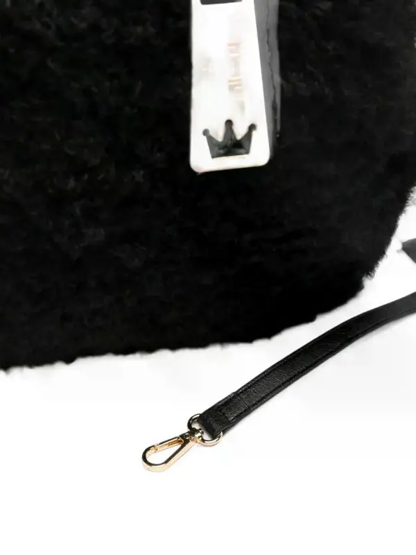 LA MILANESA Amal Faux-fur Clutch Bag