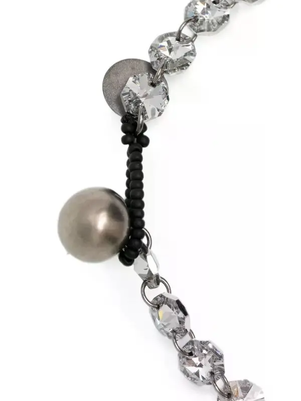 MARIA CALDERARA Crystal-embellished Fringed Necklace