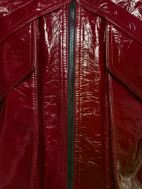 Magda Butrym 2026 Leather Bomber Jacket