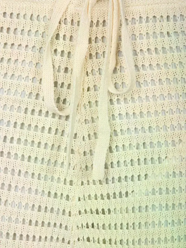 Commas Crochet-knit Shorts