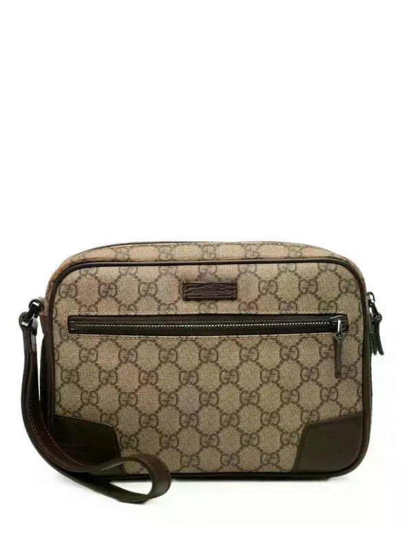 Gucci 2000-2015 Gg Supreme Web Clutch Bag