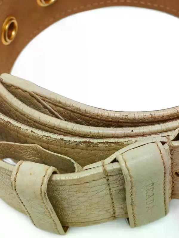 Prada Buckle Leather Belt