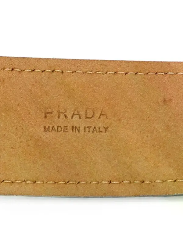 Prada Buckle Leather Belt