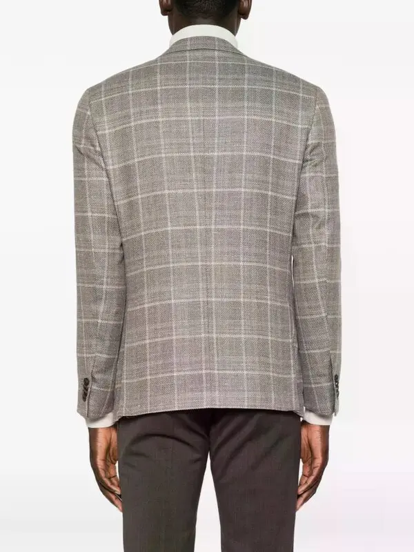Corneliani Check-pattern Single-breasted Jacket