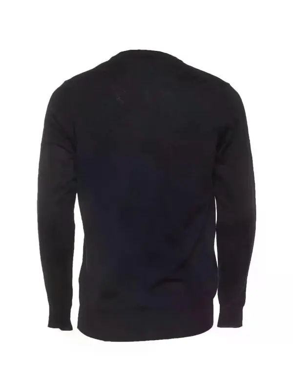 Roberto Cavalli Logo Embroidered Fine-knit Sweater