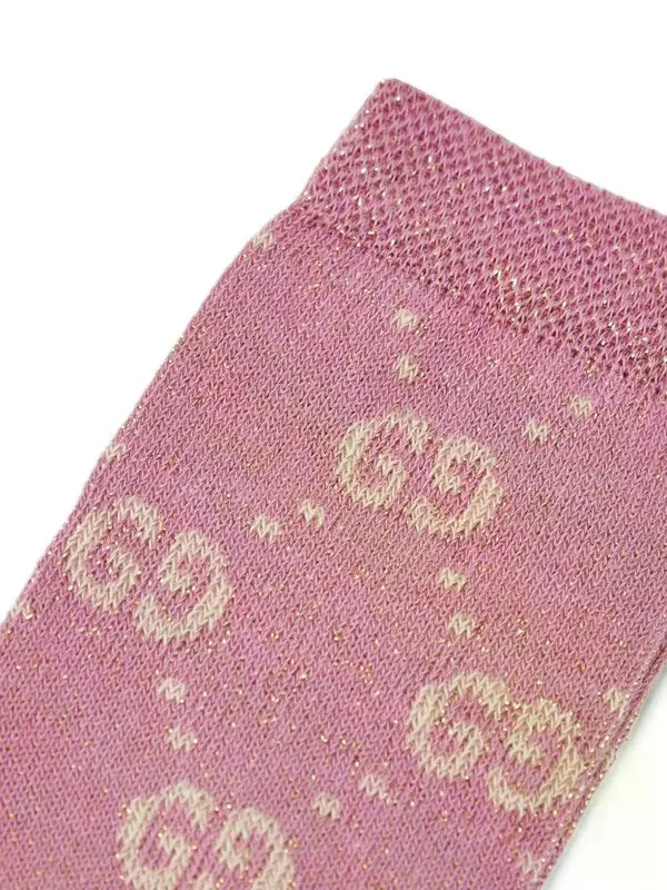 Gucci Gg Lamé Socks