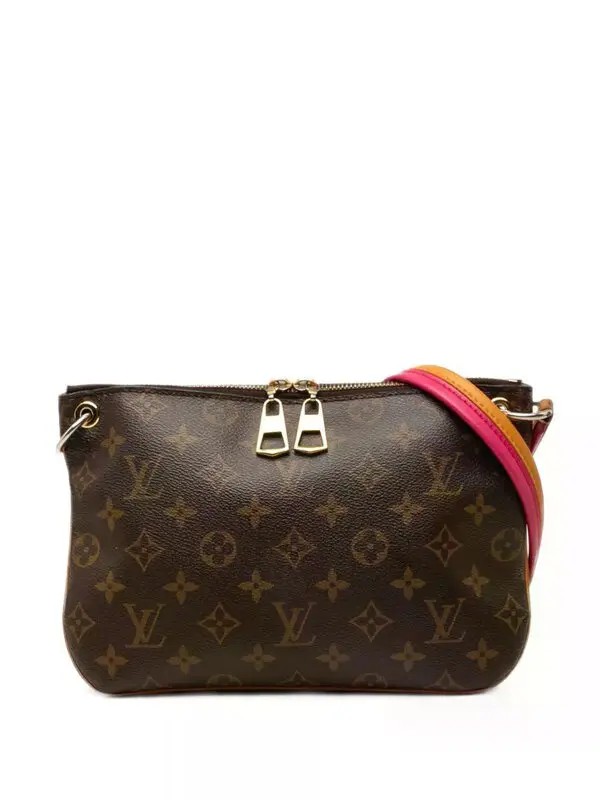 LOUIS VUITTON 2017 Monogram Lorette Crossbody Bag - Brown