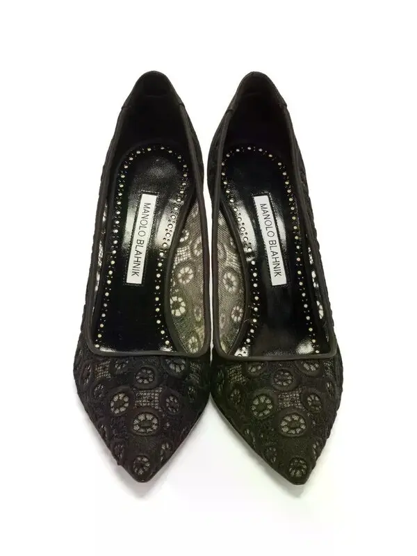 Manolo Blahnik Bbla Lace Pumps