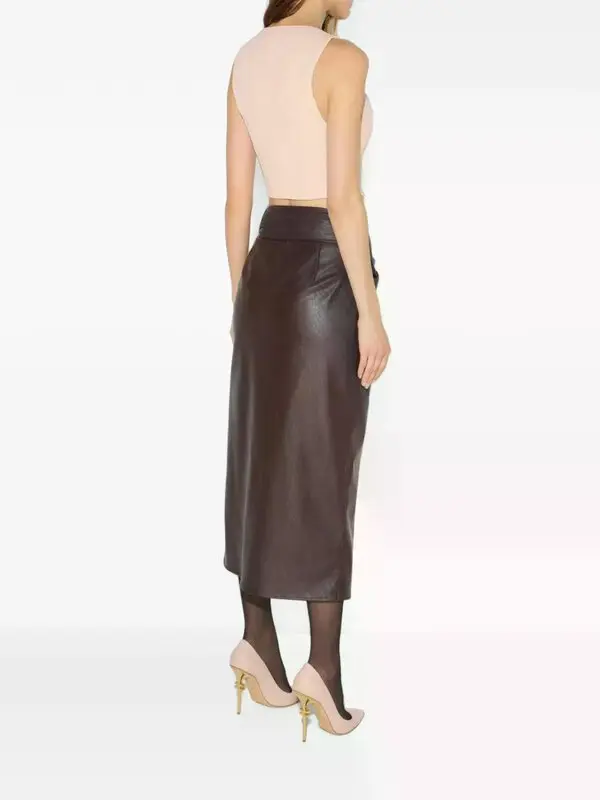 Elisabetta Franchi Technical Fabric Zip-up Top