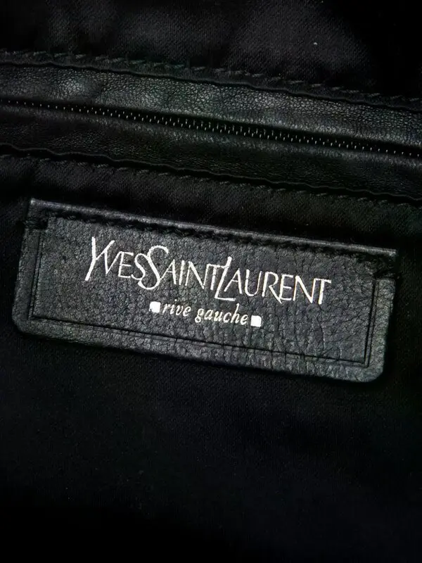 Saint Laurent 2004 Small Denim Monogram Kahala Tote Bag