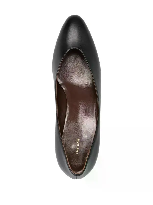 THE ROW Calf-leather Kitten-heel Pumps